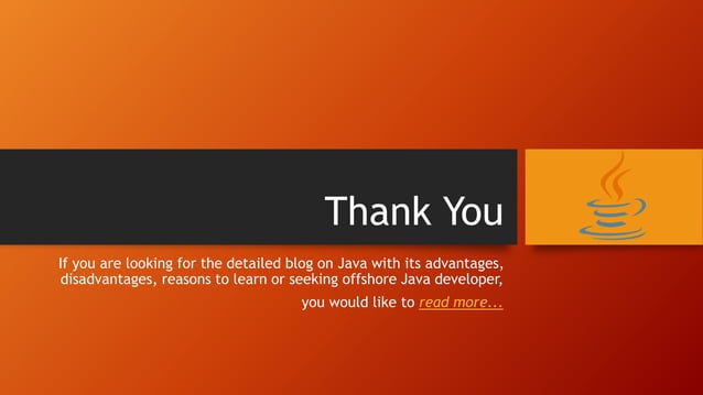 All You Need to Know About Java – Advantages and Disadvantages | PPTX