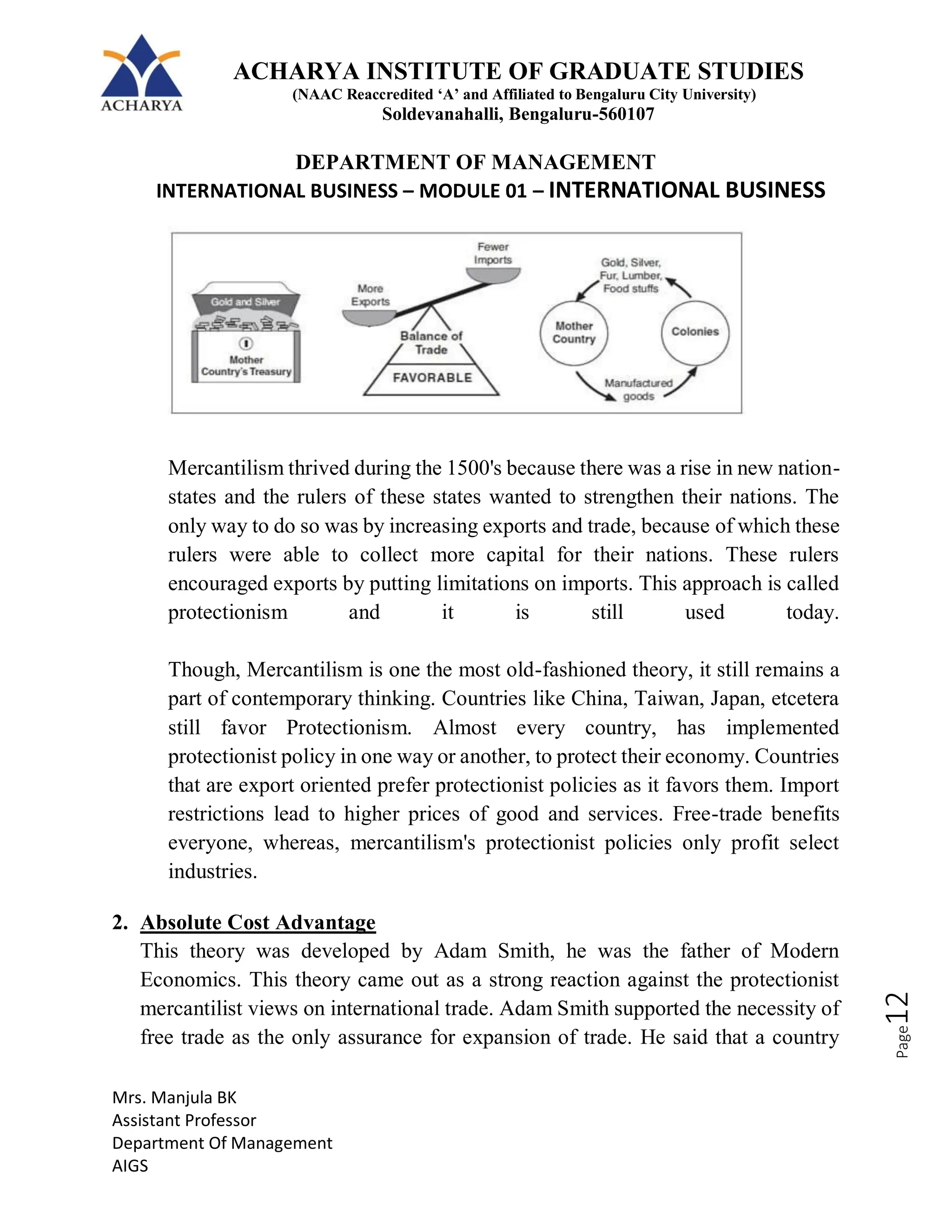 INTERNATIONAL BUSINESS NOTES FOR BBA AND BCOM STUDENTS ALL 5 IB MODULES ...