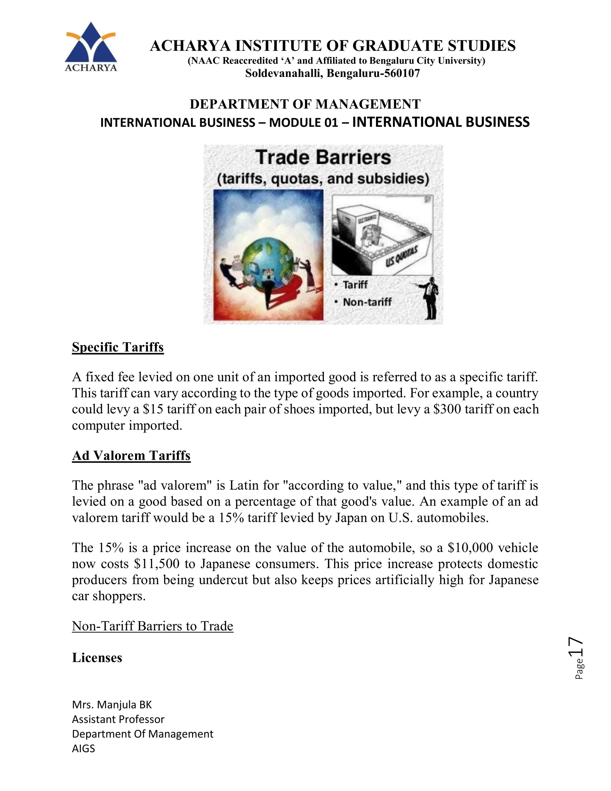 INTERNATIONAL BUSINESS NOTES FOR BBA AND BCOM STUDENTS ALL 5 IB MODULES ...