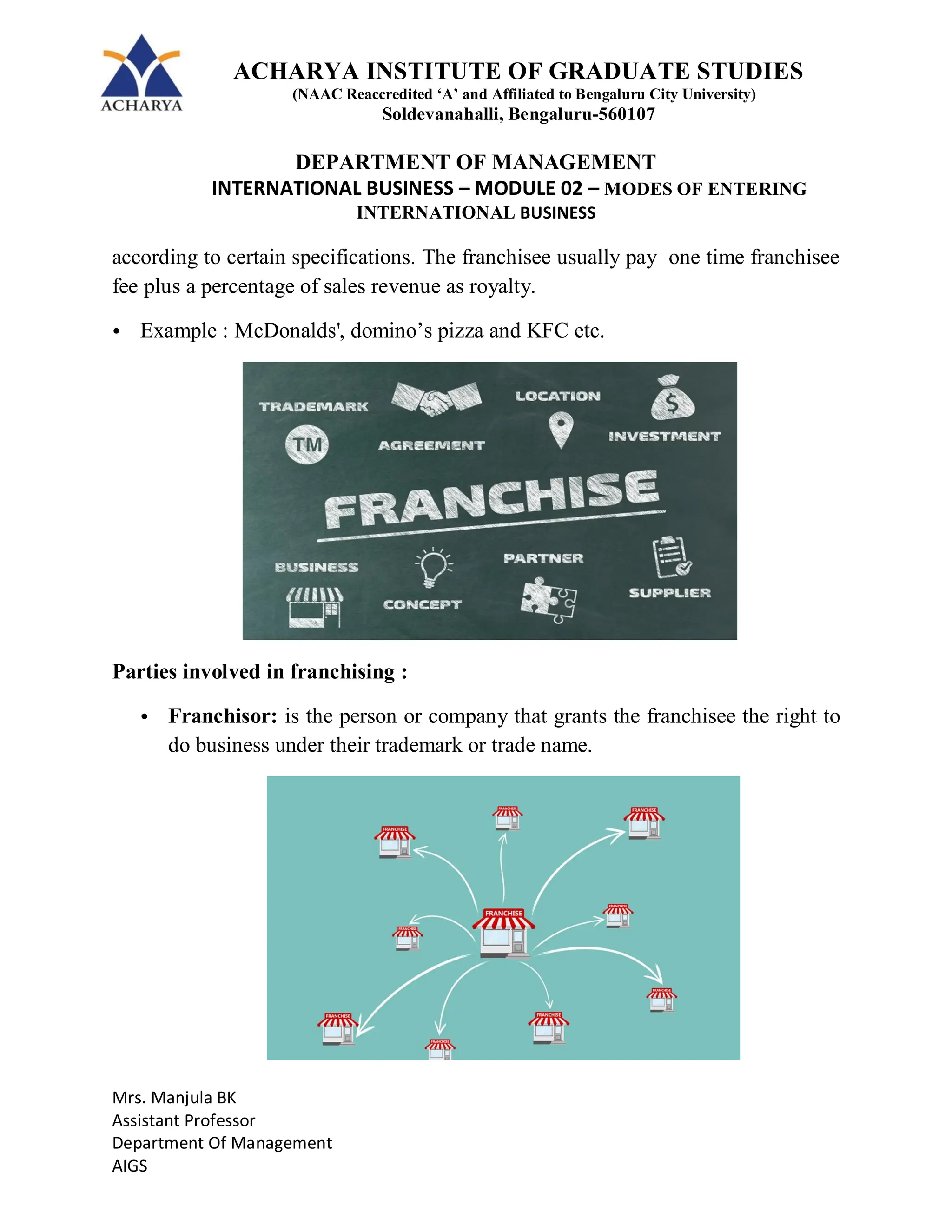INTERNATIONAL BUSINESS NOTES FOR BBA AND BCOM STUDENTS ALL 5 IB MODULES ...