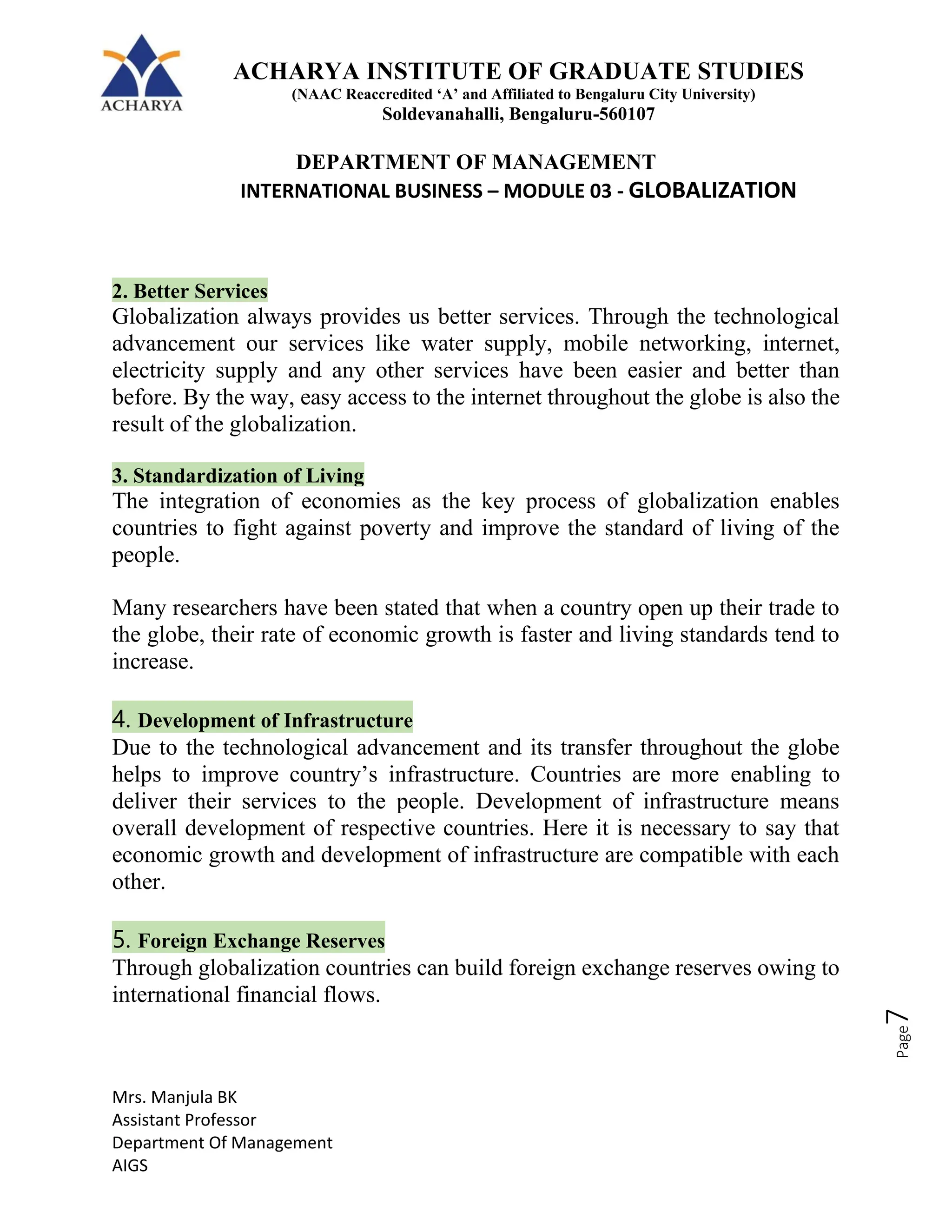 INTERNATIONAL BUSINESS NOTES FOR BBA AND BCOM STUDENTS ALL 5 IB MODULES ...