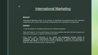 INTERNATIONAL BUSINESS NOTES FOR BBA AND BCOM STUDENTS ALL 5 IB MODULES ...