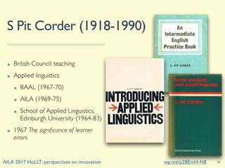 Applied linguistics and linguistique appliquée | PDF