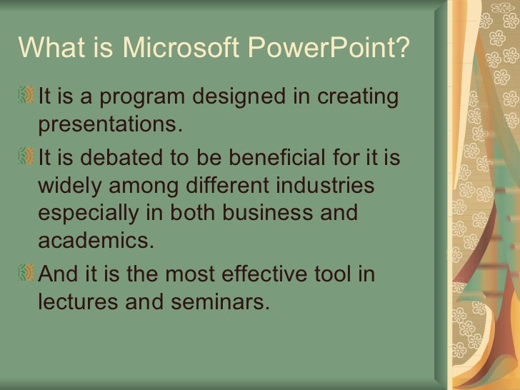All About Microsoft PowerPoint