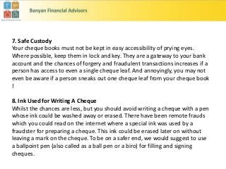 All about a cheque | PPTX