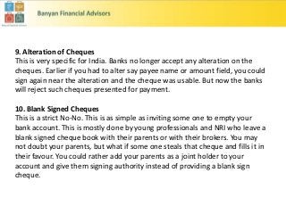 All about a cheque | PPTX