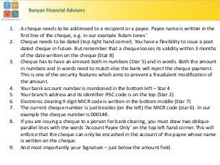 All about a cheque | PPTX