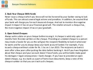 All about a cheque | PPTX