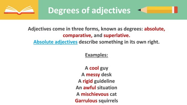 ALL ABOUT ADJECTIVE - an introduction to the world of english, part of ...