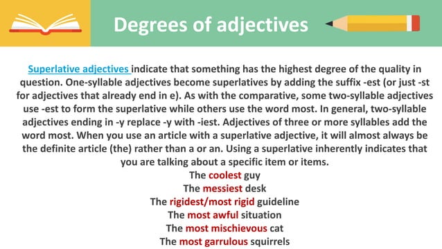 ALL ABOUT ADJECTIVE - an introduction to the world of english, part of ...
