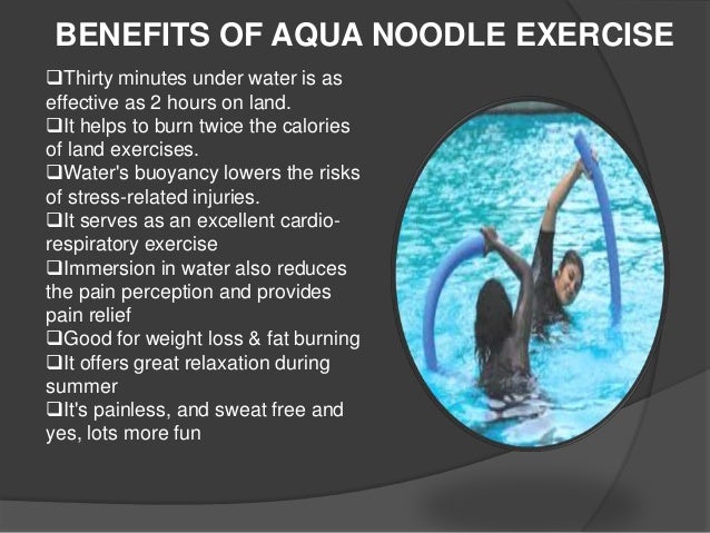 Aqua Workouts With Noodles | EOUA Blog
