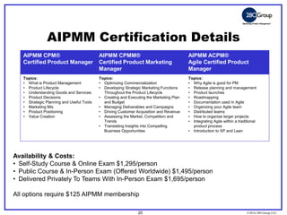 All about agile certified product management and product owner | PDF ...