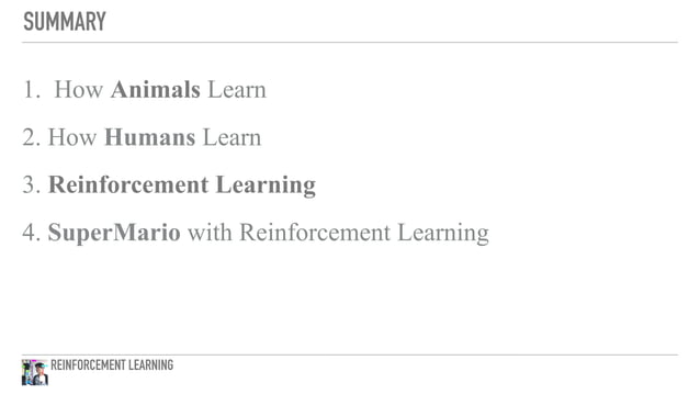All about A.I SuperMario (Reinforcement Learning) | PPT