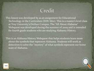 All about Alabama powerpoint | PPTX