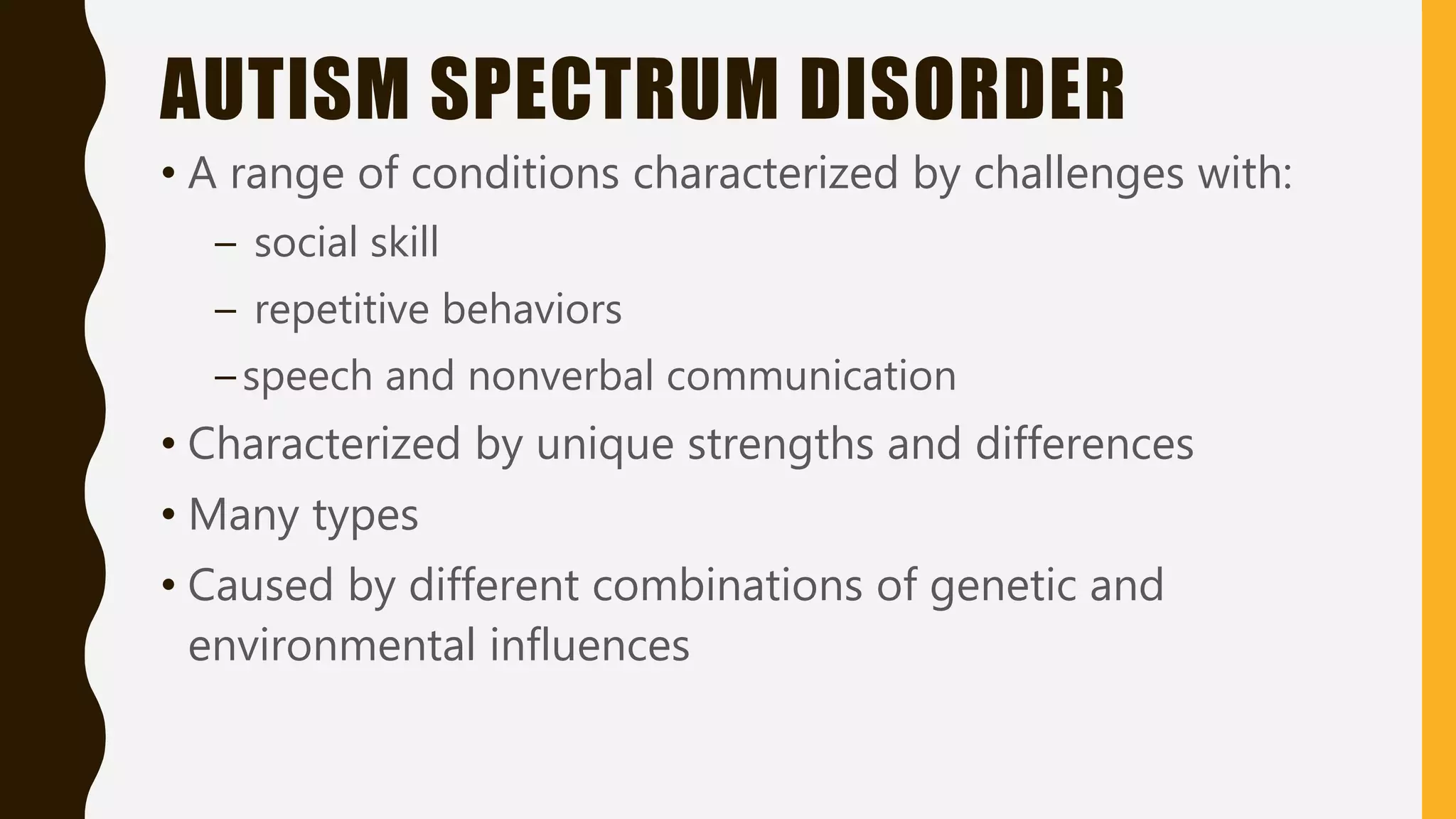 All About Autism | PPTX