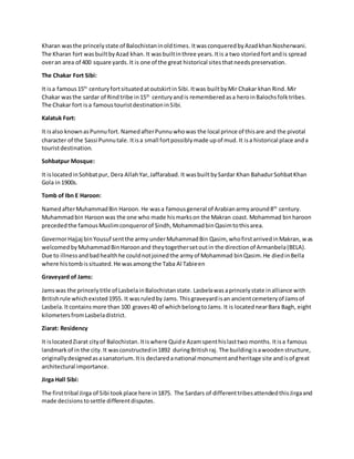 All about Balochistan, Pakistan 2020 | DOCX
