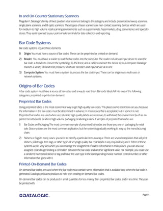 All about barcodes via Datalogic | PDF