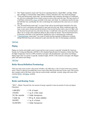 All about boilers: Complete Basics, Classification of boilers,types | DOCX