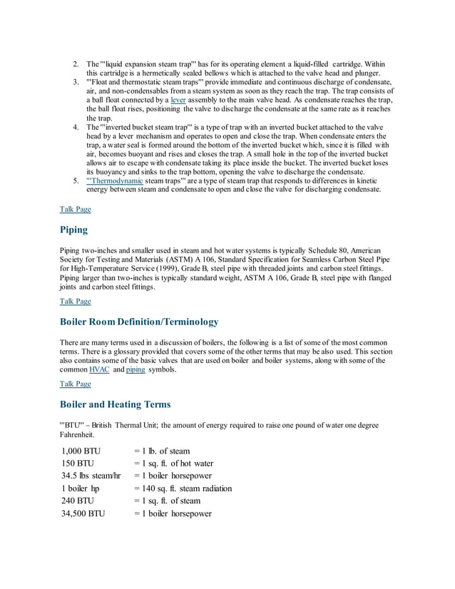 All about boilers: Complete Basics, Classification of boilers,types | DOCX | Home Appliances ...