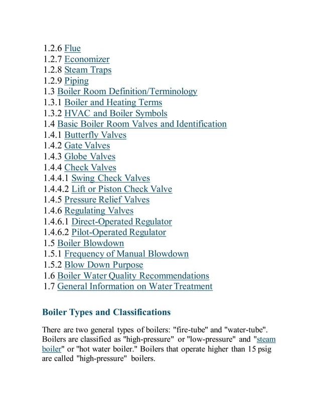 All about boilers: Complete Basics, Classification of boilers,types | DOCX | Home Appliances ...