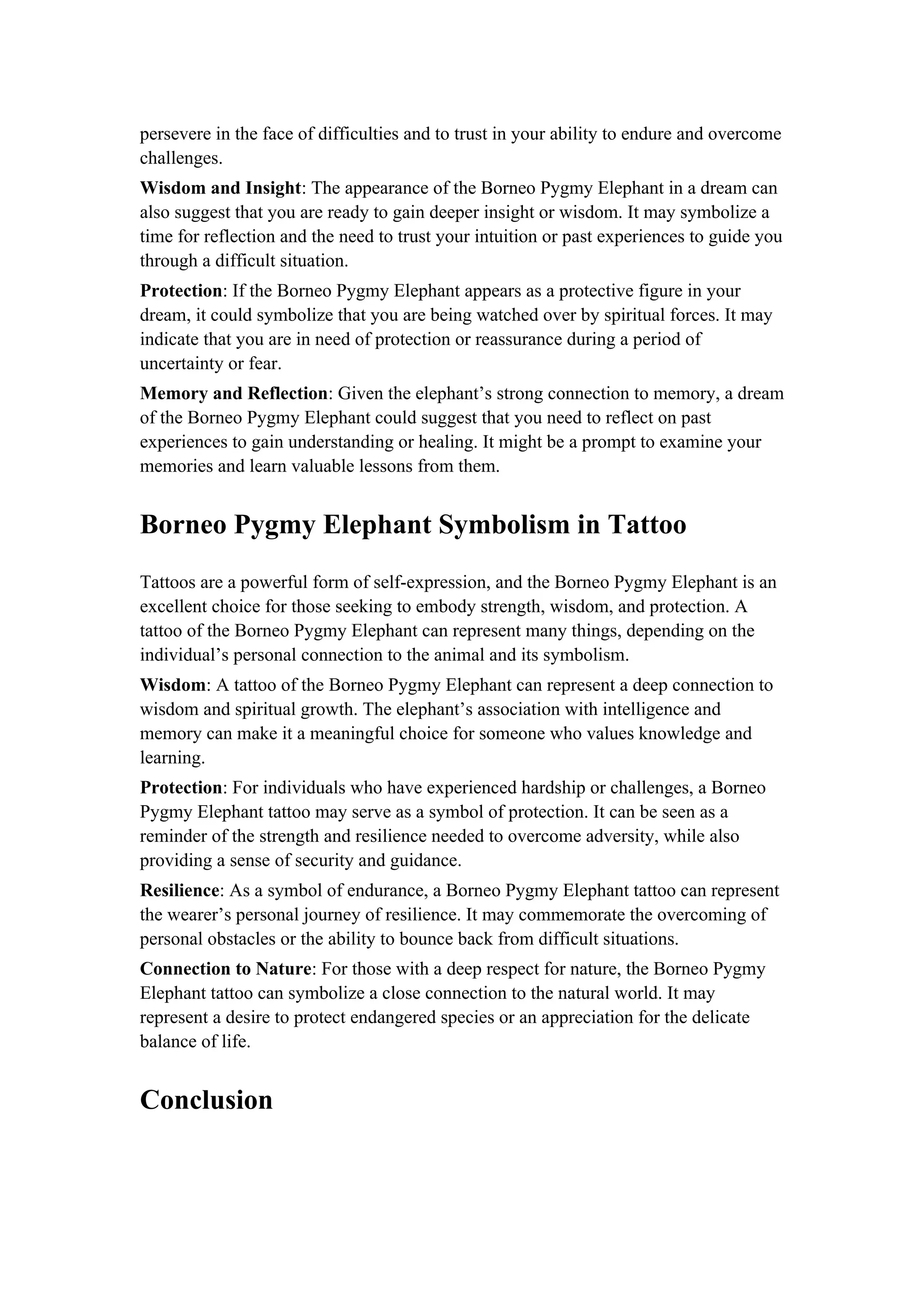 All about Borneo Pygmy Elephant Meaning and Symbolism.docx