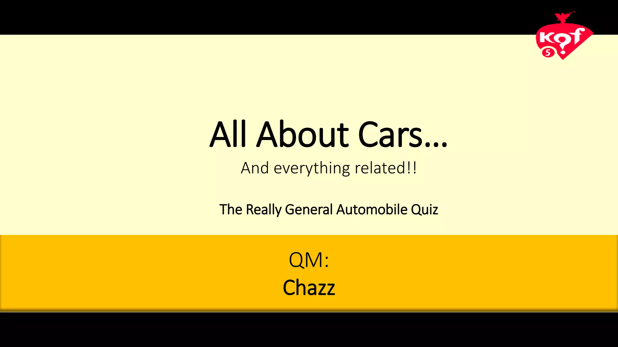 All About Cars... And everything related! | PPTX