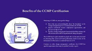 All About CCMP Certification