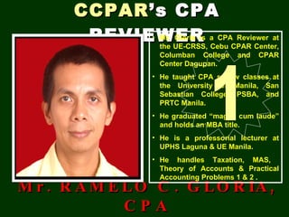 All about CCPAR | PPT