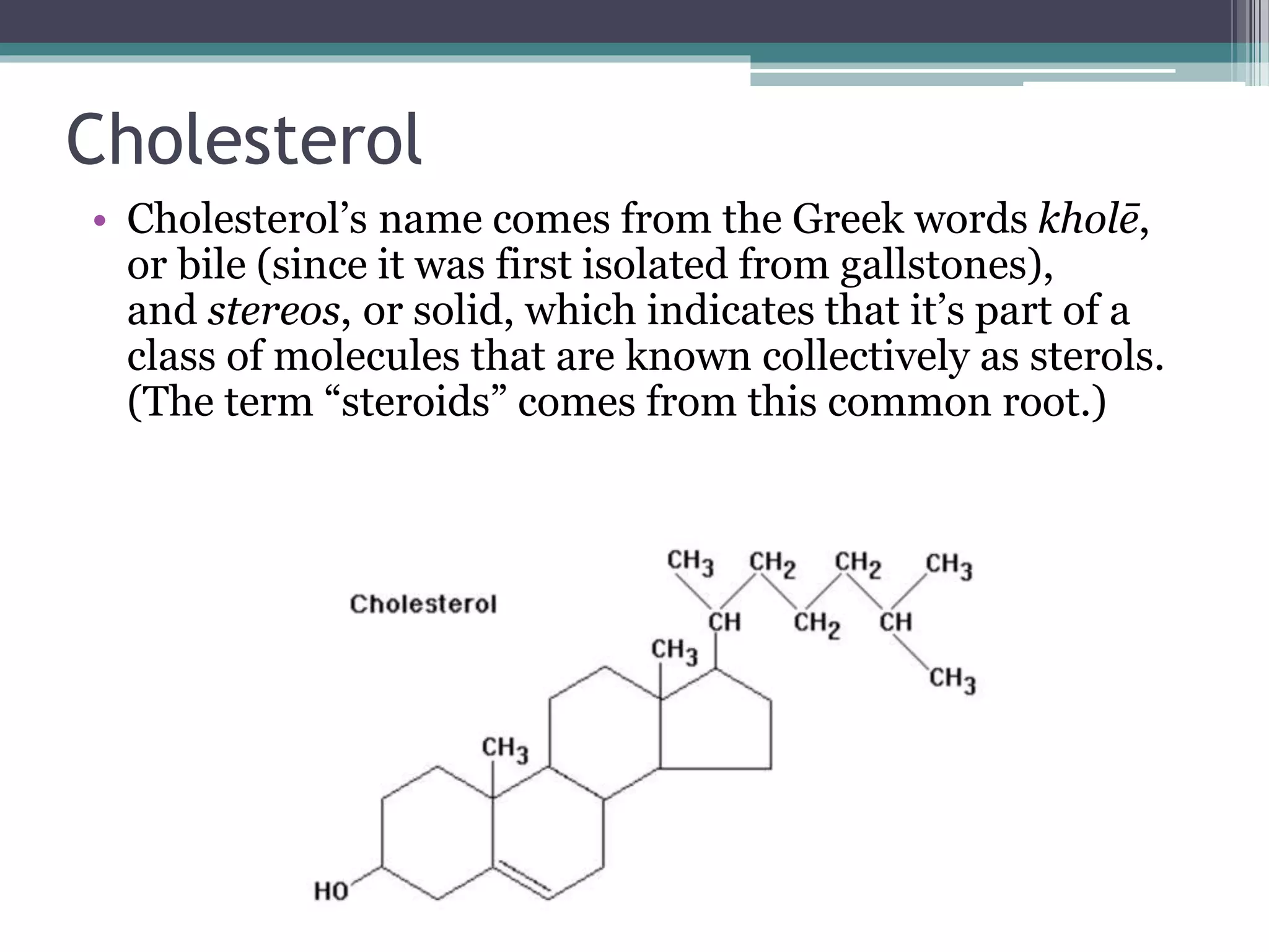 All about cholesterol | PPTX