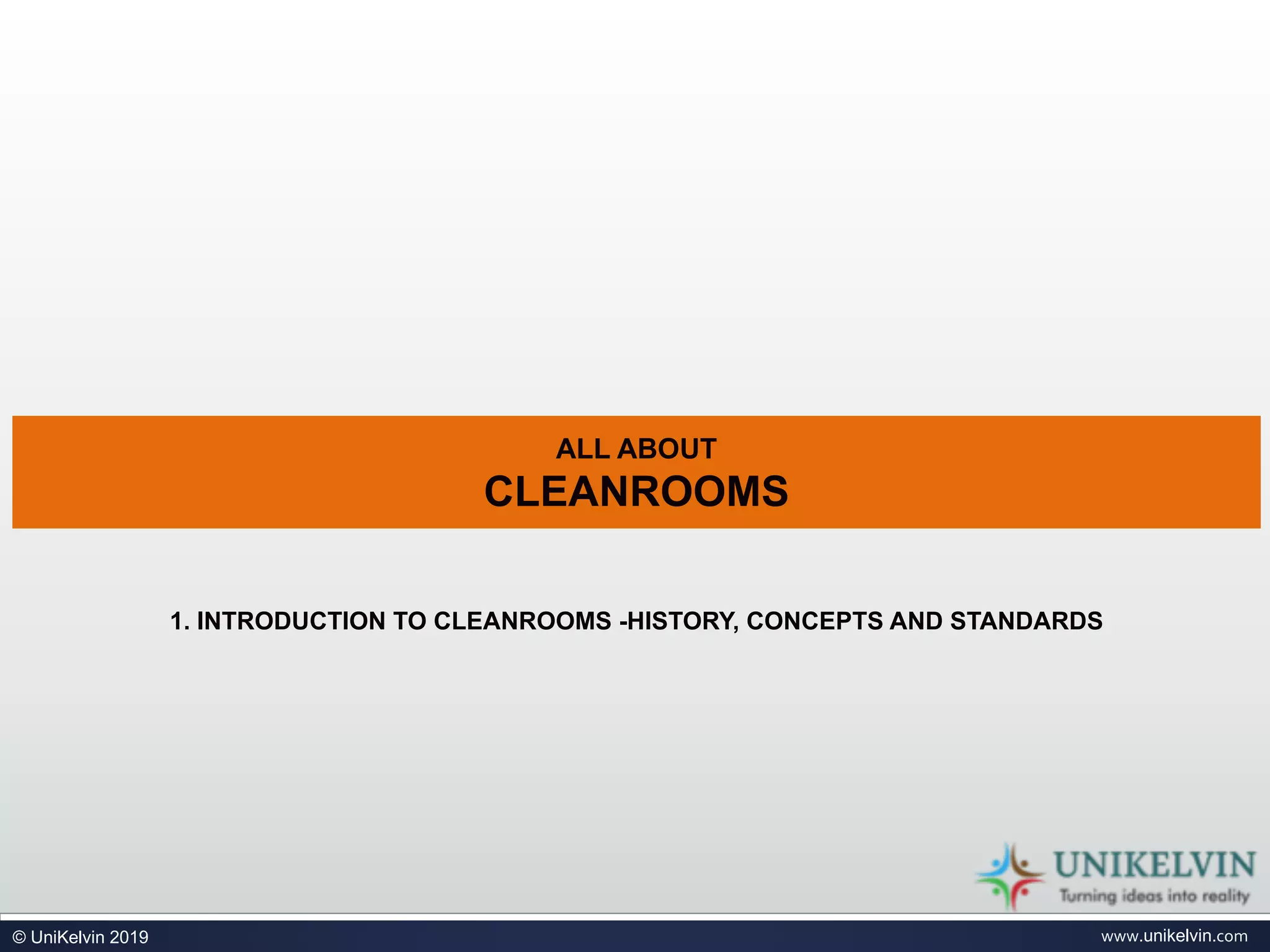 Introduction to cleanrooms | PDF