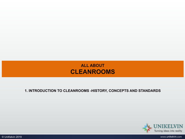Introduction to cleanrooms | PDF