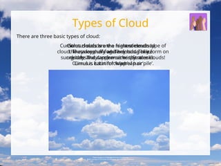 All About Clouds Presentation lesson for Grade 5 | PPT