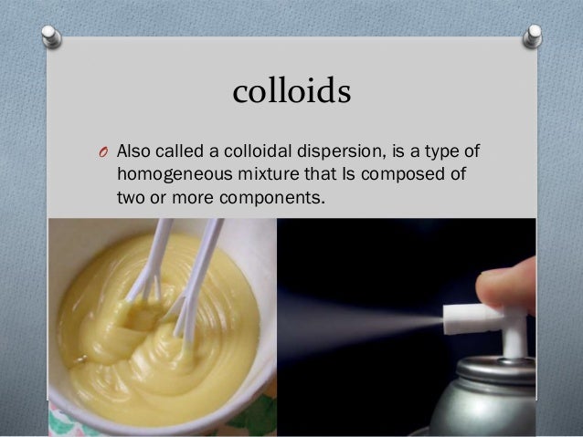 Example Of Colloids Mixture