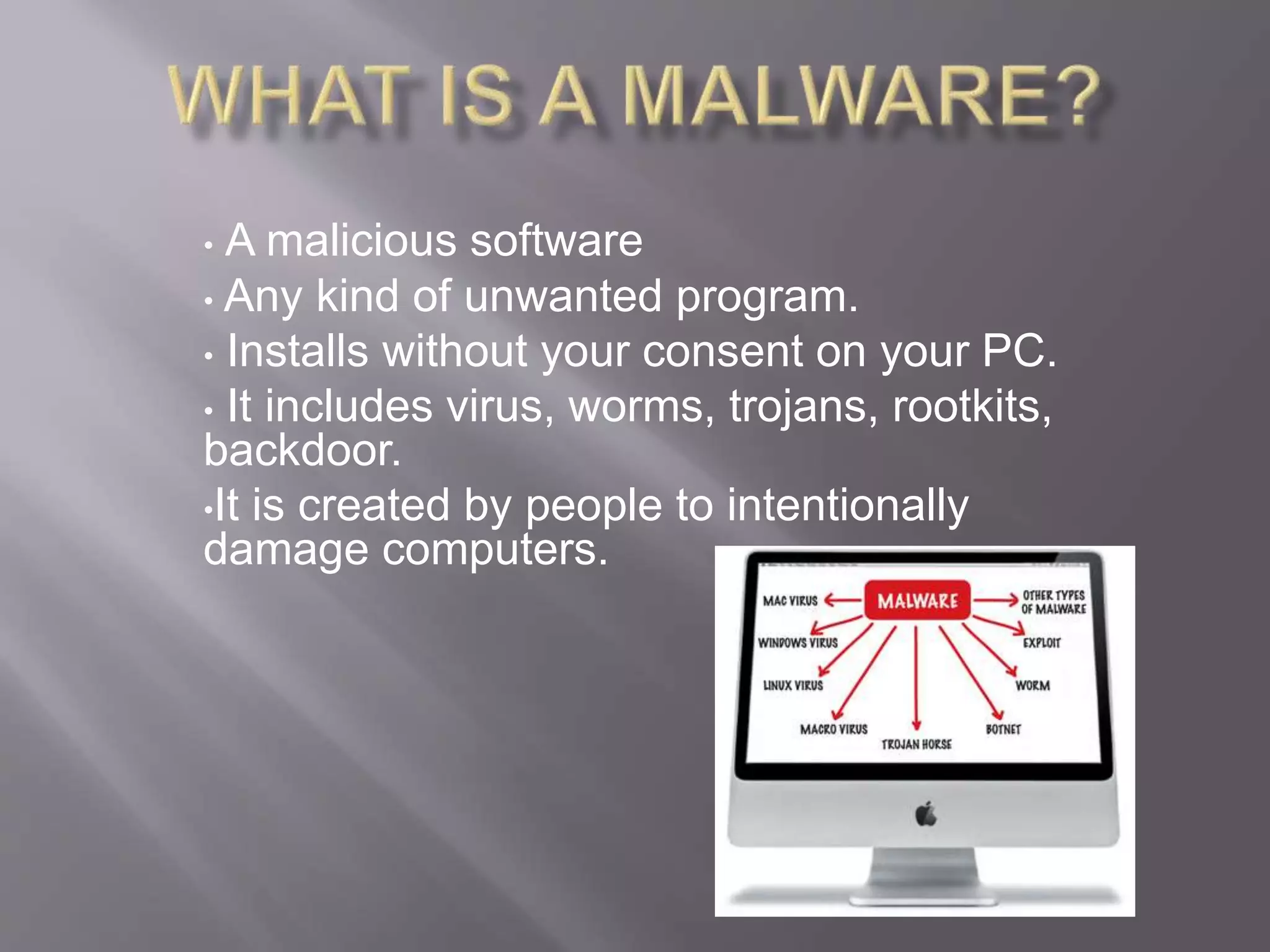 All about computer malwares | PPTX