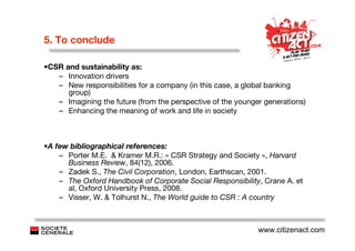 All about CSR for coaches | PDF