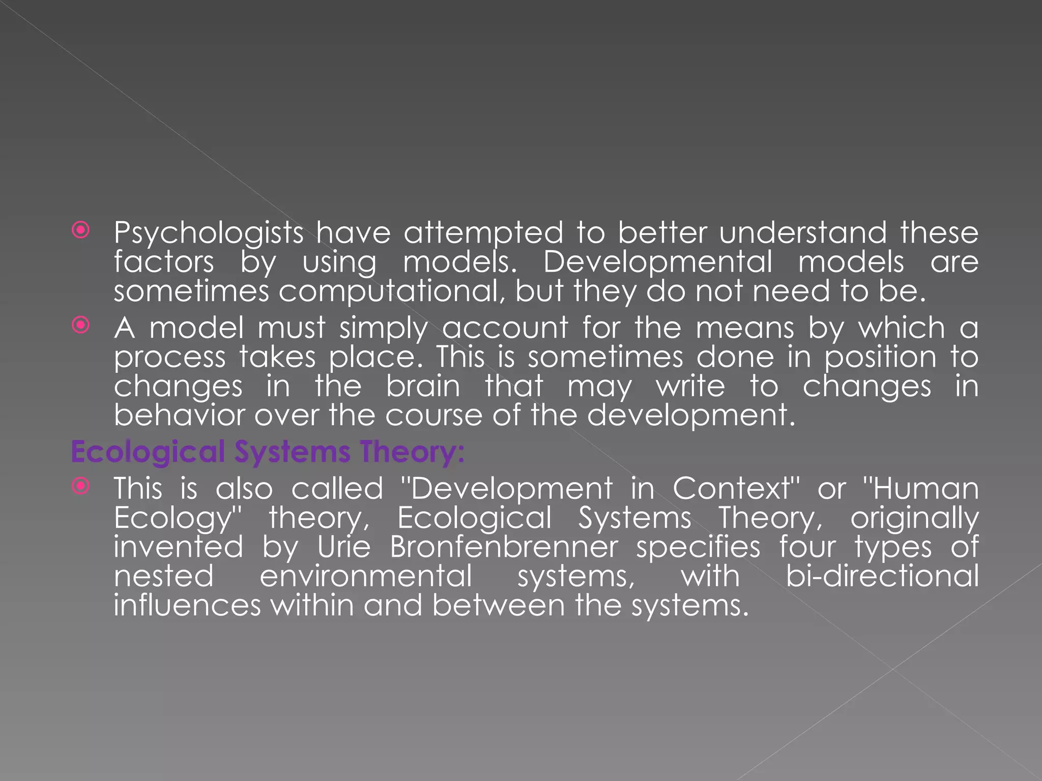 All about development psychology and its types | PPT