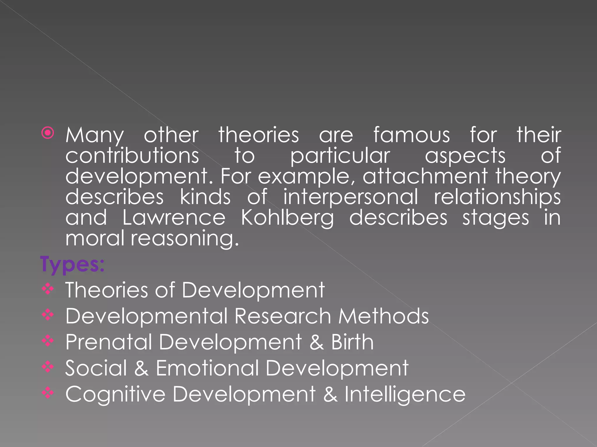 All about development psychology and its types | PPT