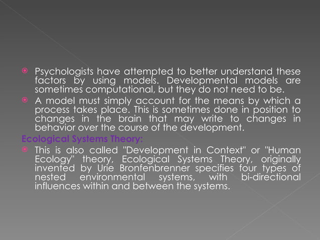 All about development psychology and its types | PPT
