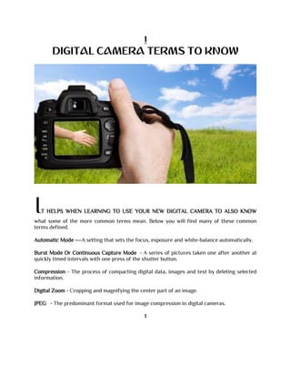 All About Digital Cameras Report And Catalogue | PDF