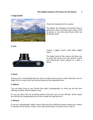 All About Digital Cameras Report And Catalogue | PDF