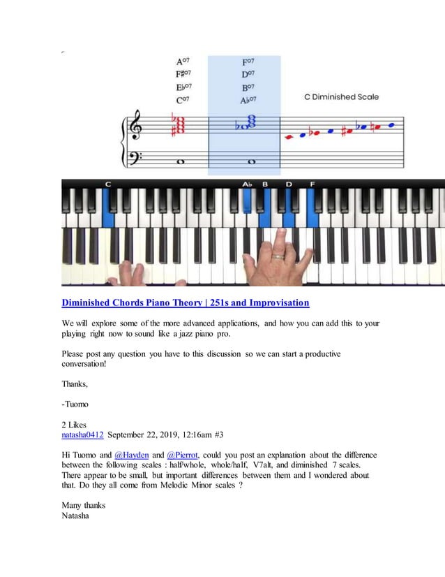 All about diminished | PDF