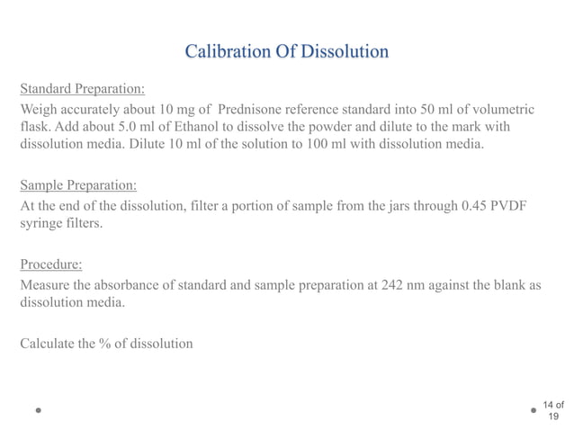 Dissolution Technique in pharmaceutical industry | PPTX