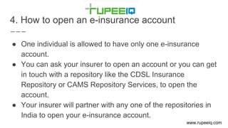 All about e insurance | PPTX