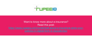 All about e insurance | PPTX