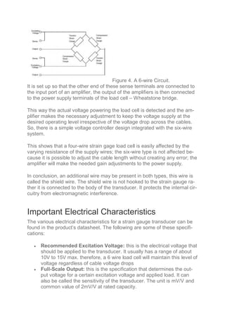 All About Electrical Connections of Force Transducers | PDF
