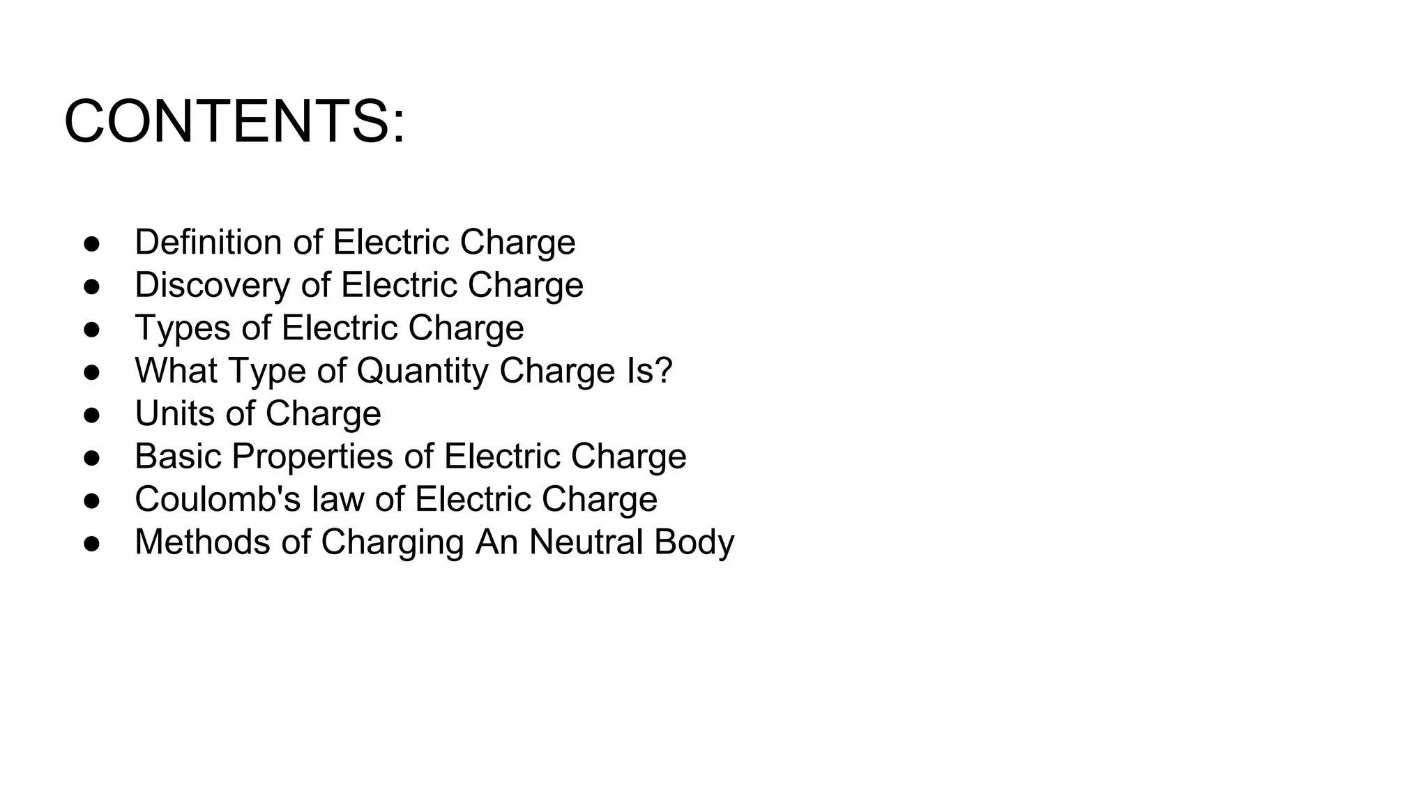 WHAT IS ELECTRIC CHARGE? | PPTX