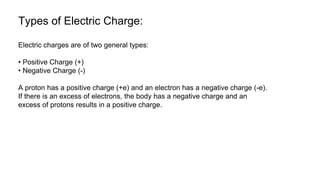 WHAT IS ELECTRIC CHARGE? | PPTX
