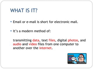 All about email | PPT
