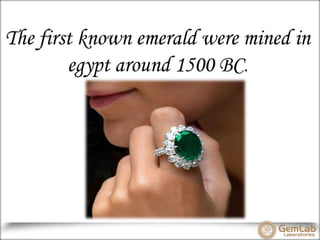 All About Emerald Gemstone Fact | PPT