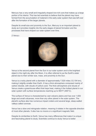 All Aboute milky gelaxy (solar system, sun to neptune).pdf | Geography | Science